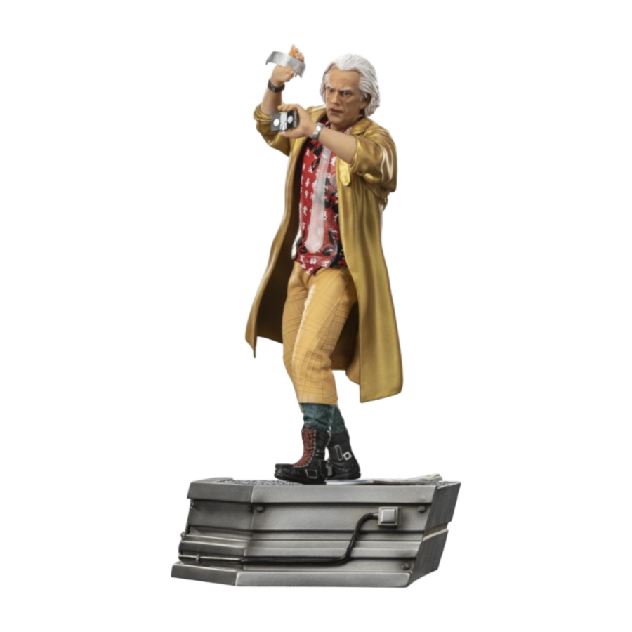 Back to the Future - Doc Brown 1:10 Scale Statue – Puffs Pop Culture